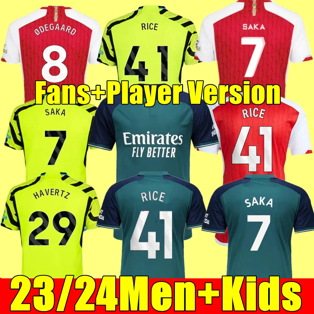 2023 2024 Soccer Kits 22 23: SMITH, SALIBA, ROWE, SAKA, MARTINELLI Men ...