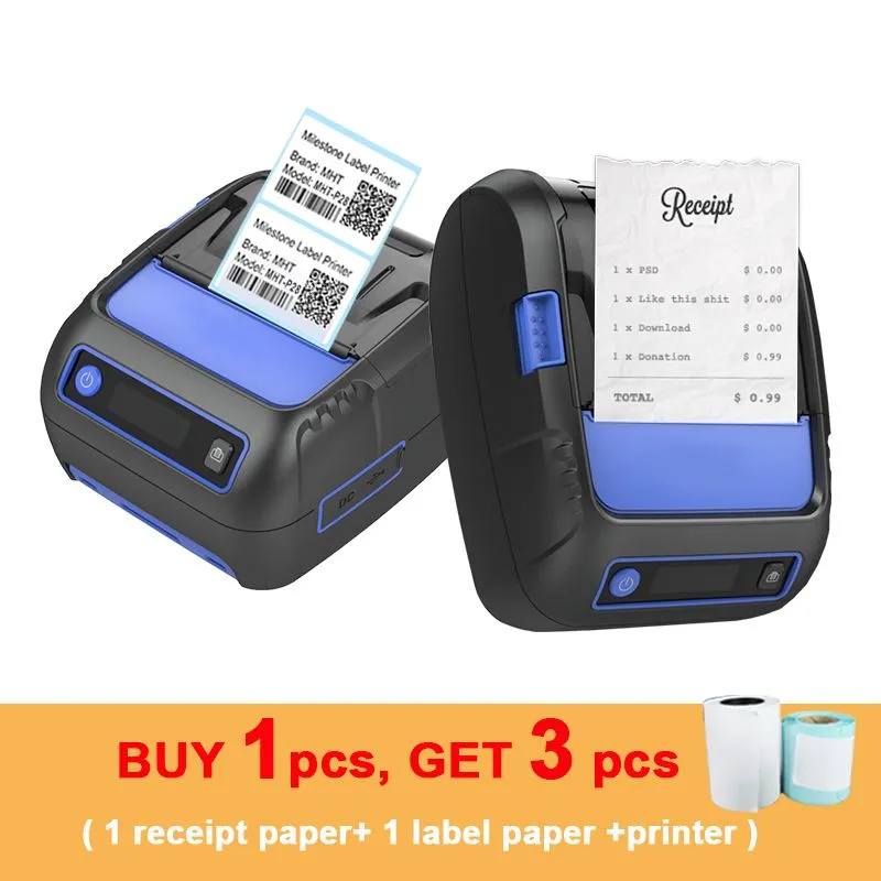 DHgate.com:58mm Thermal Printer, 2-in-1 Label Receipt Mini Portable ...
