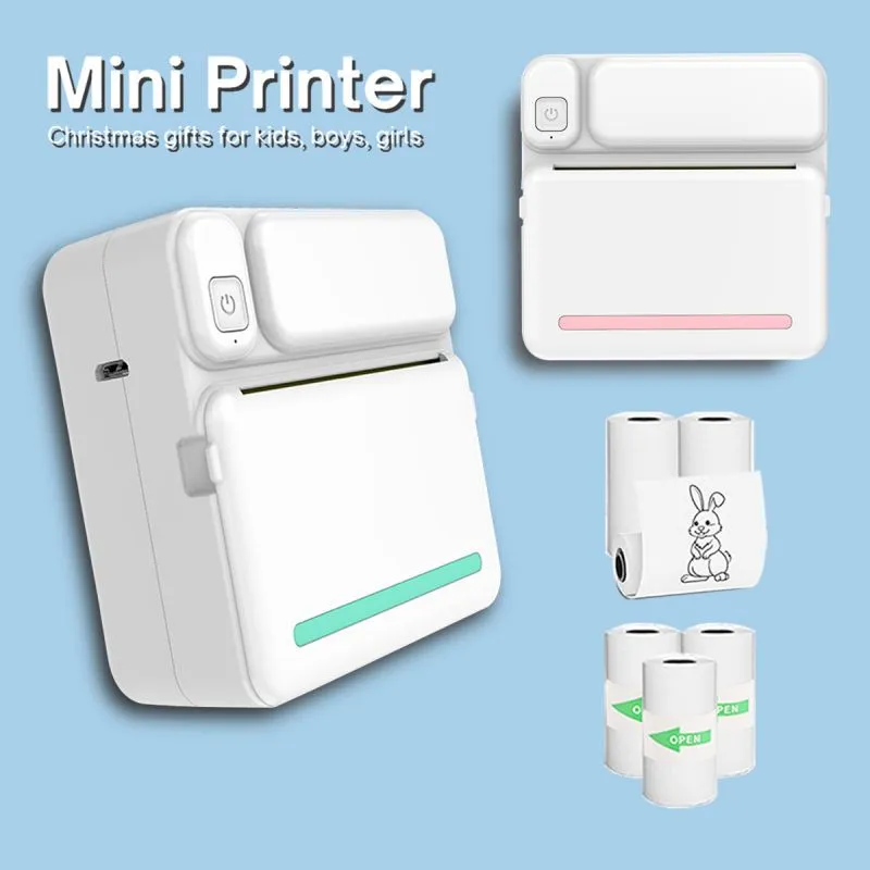 Portable Wireless Mini Pocket Thermal Peripage Mini Printer For Photo ...