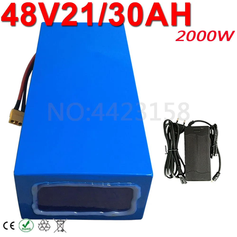 EBike Powerful Battery 48V 20Ah 25Ah 30Ah 35Ah 40Ah 50Ah Imported Cell For 500W 1000W 1500W ...