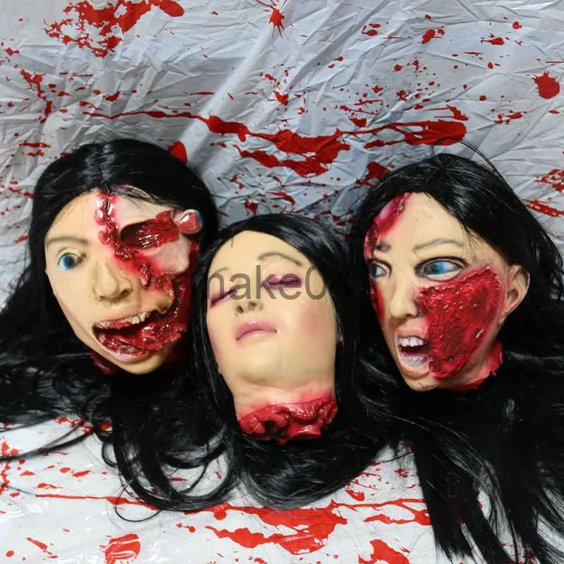 DHgate.com:Haunted House Horror Dummy Head Witch Long Hair Dead Man ...