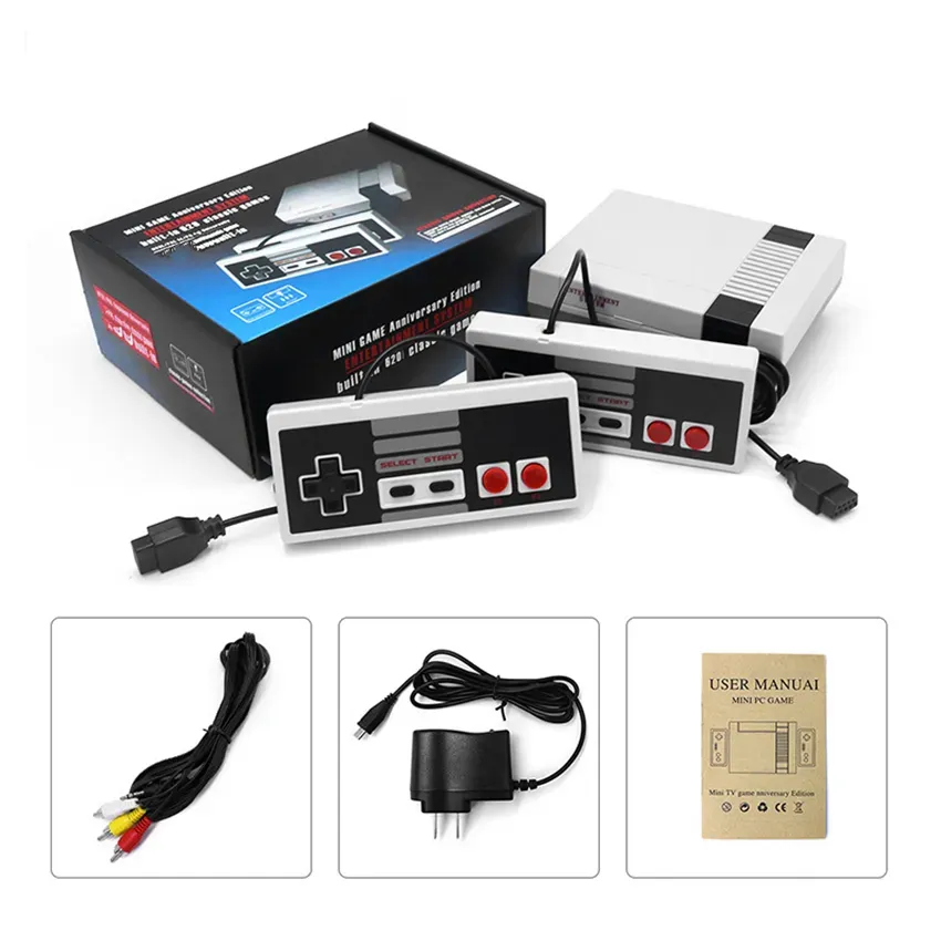 620 Classic Games 8 Bit Retro Handheld Game Console with 2 Controllers ...