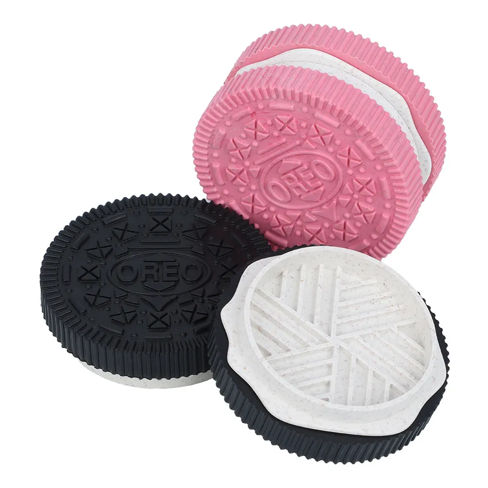 Biodegradable Cookie Shape Grinder Smoking Accessories 50mm 2 Layers ...