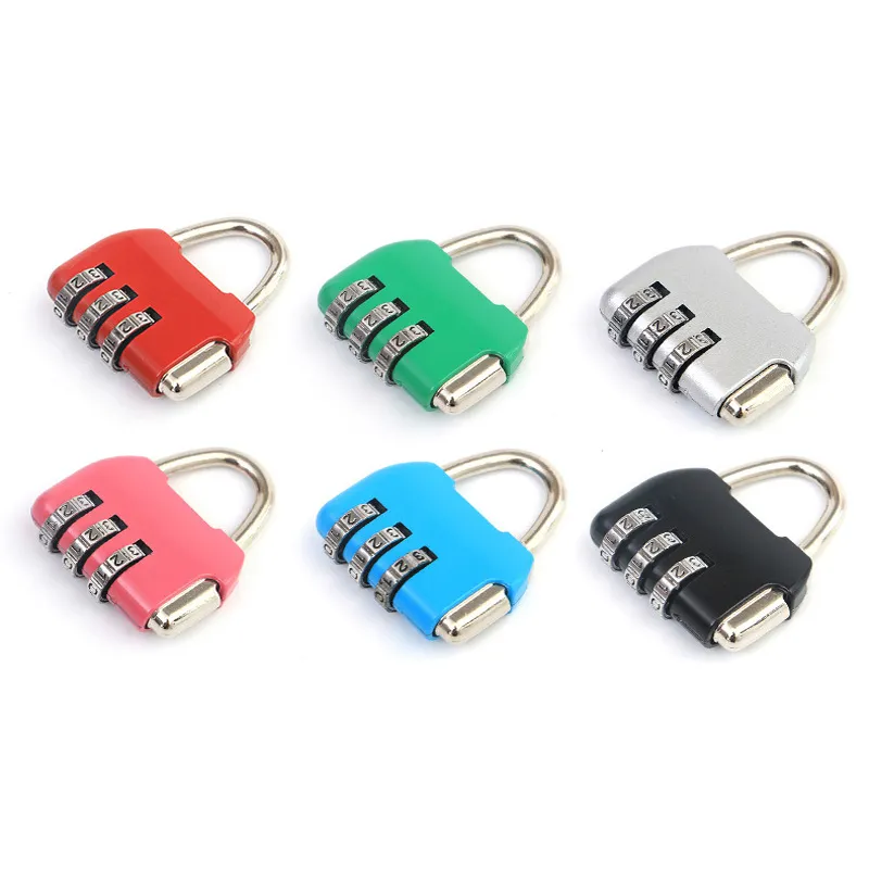 Color Mini Password Lock Zinc Alloy Password Padlock Support ...