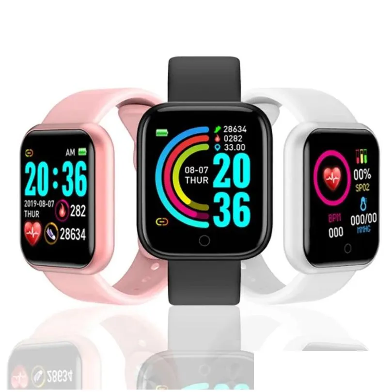 Y68 Smartwatch Fitness Tracker With Step Counting, Multi Sport Modes ...