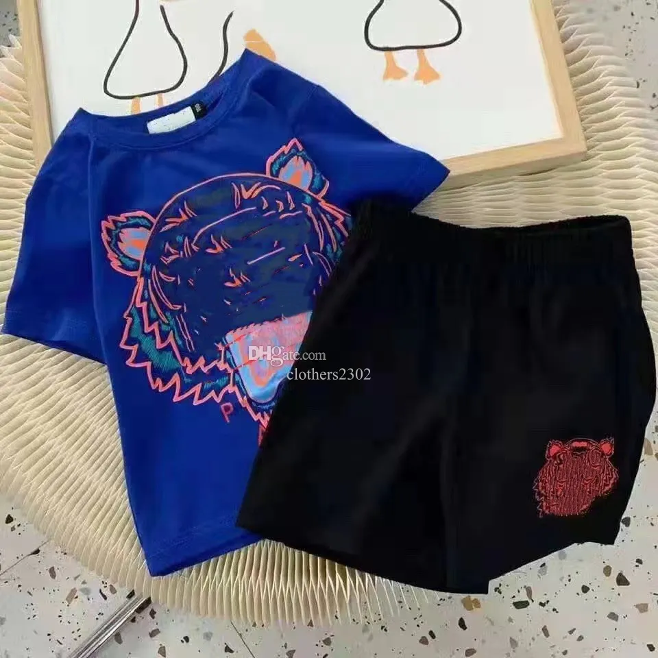 Kids Designer T Shirt And Shorts Set: Cotton Summer Outfit For Boys ...