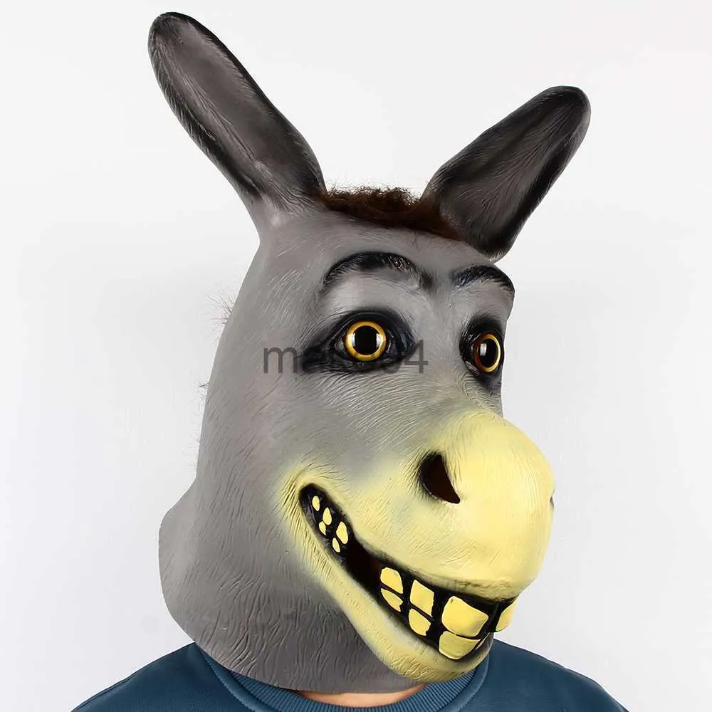Máscara De Burro De Shrek Deluxe Máscara De Vestuario De Animales De ...