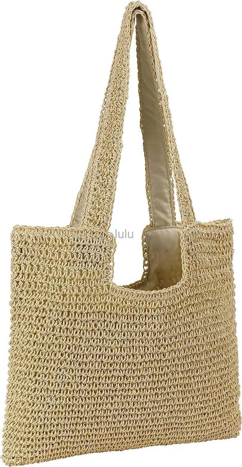 DHgate.com:Handmade Straw Beach Tote Bag - Large Woven Hobo Bag for ...