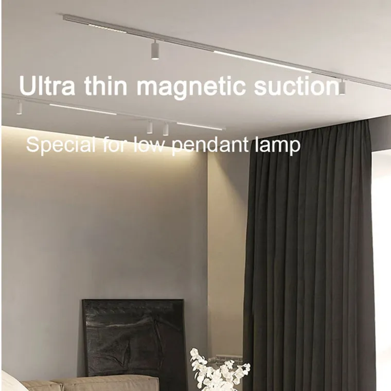 DHgate.com:DC48V Modern Ultra-Thin Magnetic Track Light Rail Surface ...