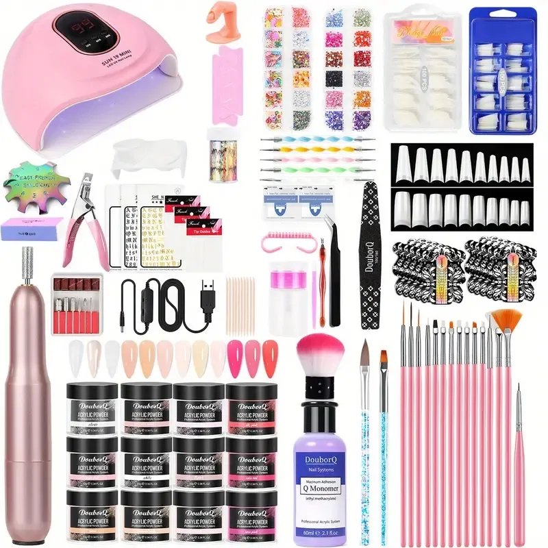 DHgate.com:Gel Nail Polish Kit With UV Light Nail Lamp Dryer,Gel Nail ...