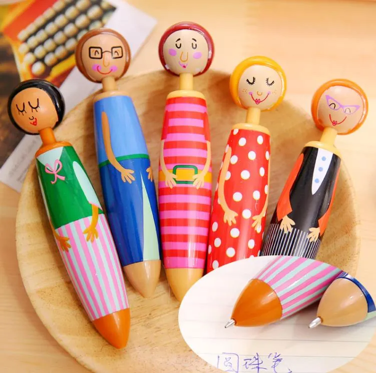 Cute Pens: Fun Cartoon Doll Ballpoint Pens, Creative Student Office ...
