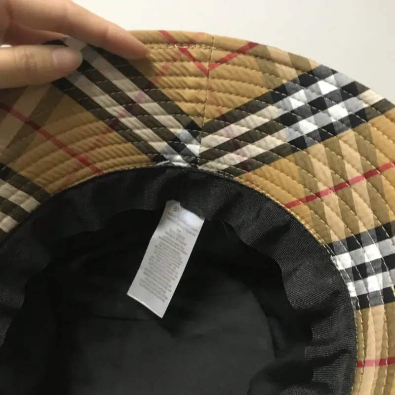 DHgate.com:Designer Plaid Bucket Hat: Autumn/Winter Sun Protection ...