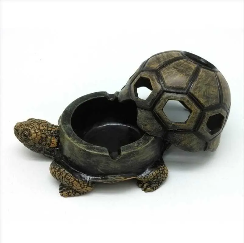 DHgate.com:Creative Turtle Snail Stainless Steel Windproof Ashtray ...