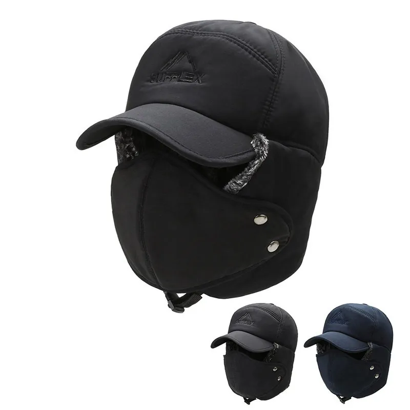 Cold Weather Cycling Hat - Windproof Skiing Ear Protection, Thermal ...