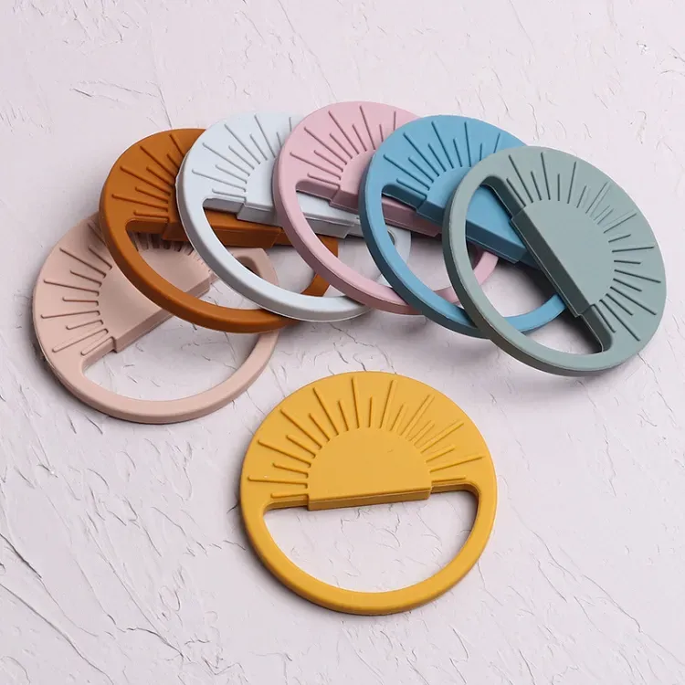 Soft And Fun Sun Shaped Silicone Newborn Teethers For Infants And ...