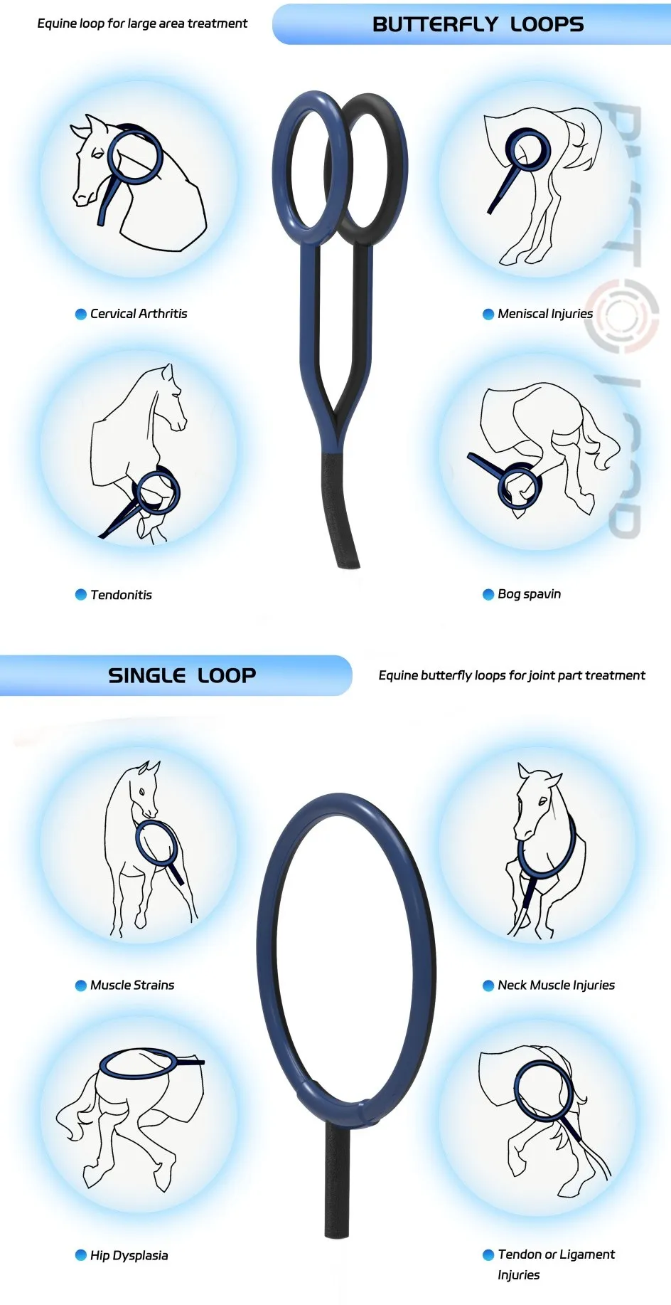 PMST Hay Loop Stand Physio Magneto Therapy Magnawave Device For Horse ...