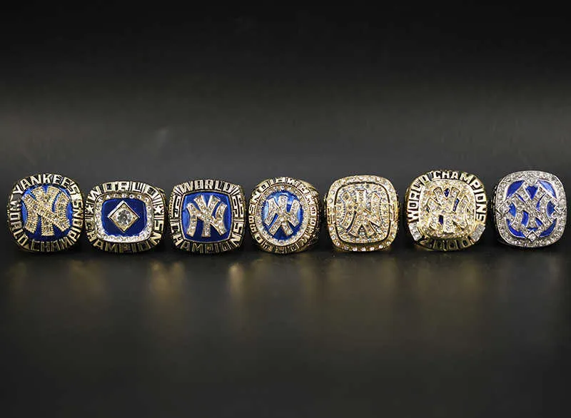 DHgate.com:New York YankeesMlb Championship Ring 7 Pack Baseball League ...