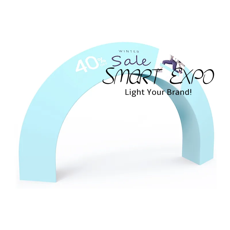 Custom Printed Trade Show Archway - Premium Triangular Banner Stand ...