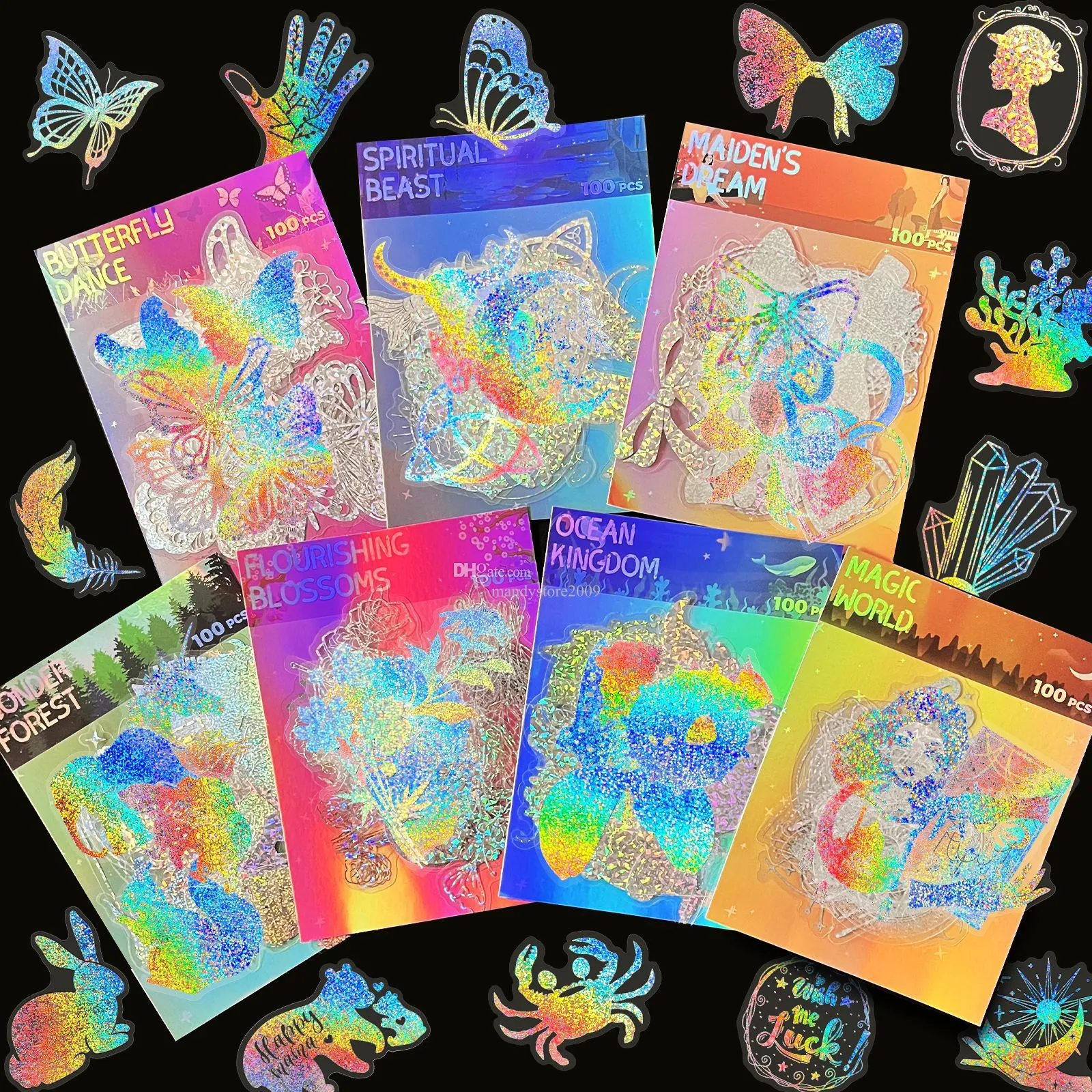 Holographic Stickers Resin Stickers For Art... From Mandystore2009, $1. ...