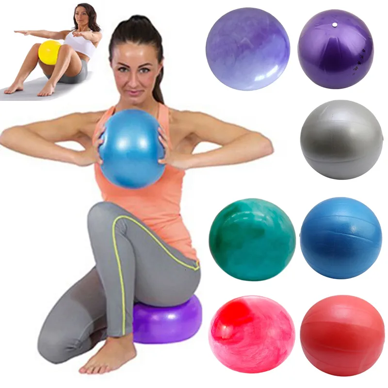 Pilates Ball 55cm, Mini Exercise Ball, 25cm PVC Yoga Ball For ...