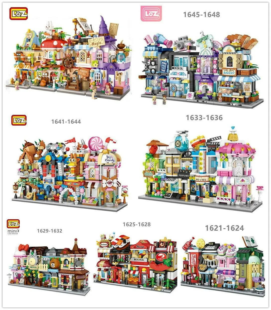 DHgate.com:Mini Street Building Blocks Set for Kids Girls Puzzle ...