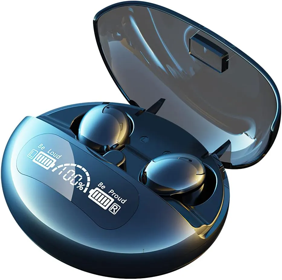 Wireless Bluetooth Earbuds With Touch Control, Charging Case, Led ...