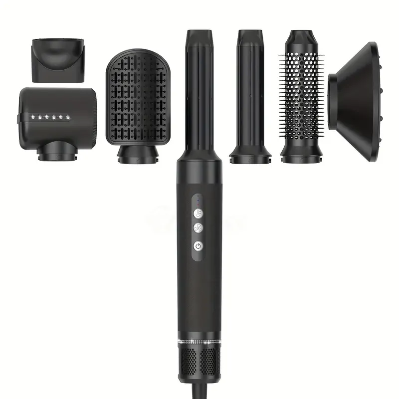 7-in-1 Hair Styler: 110000RPM High-Speed Blow Dryer Brush, Ionic Hot ...