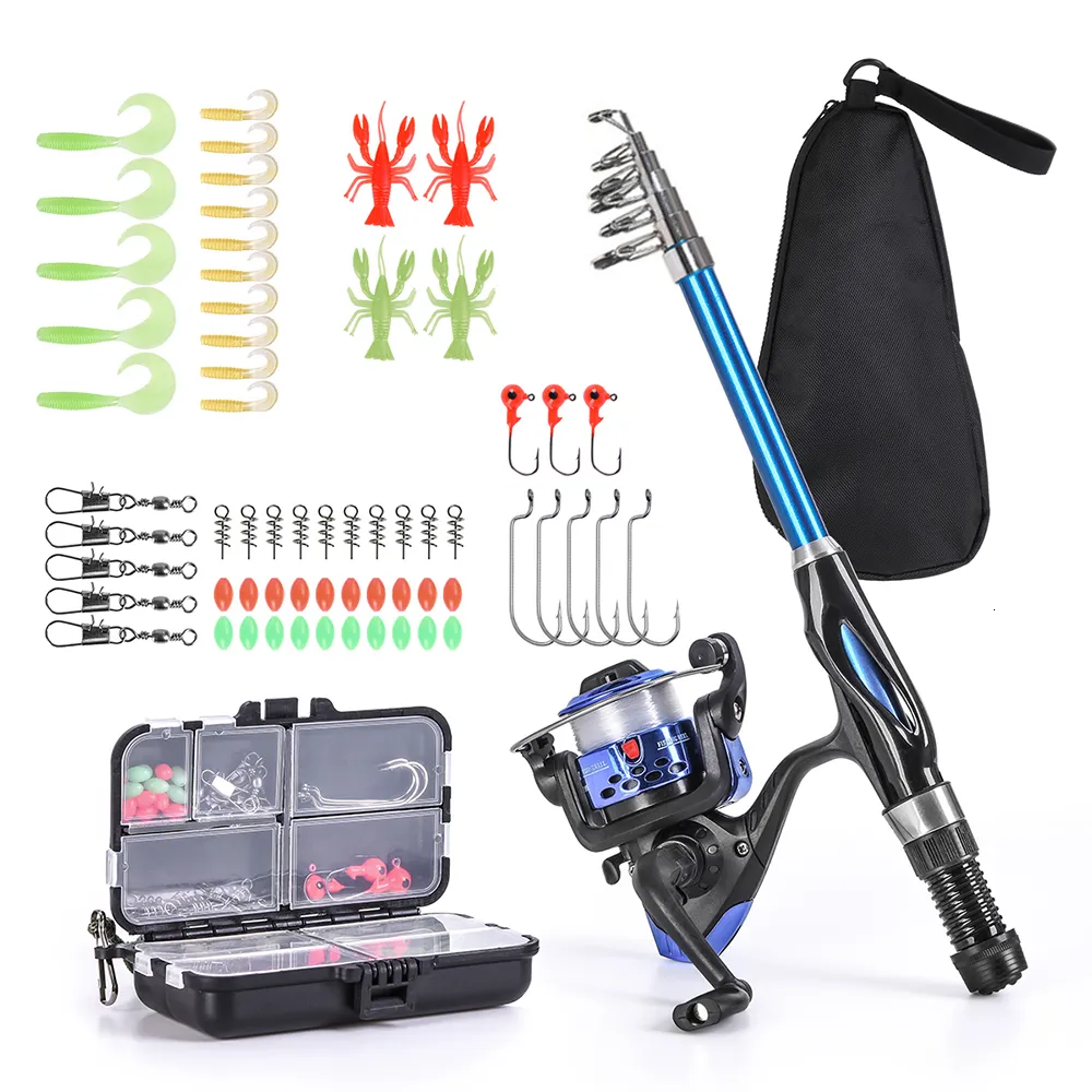 DHgate.com:2024Lixada Fishing Rod and Reel Combo, Complete Kit with ...