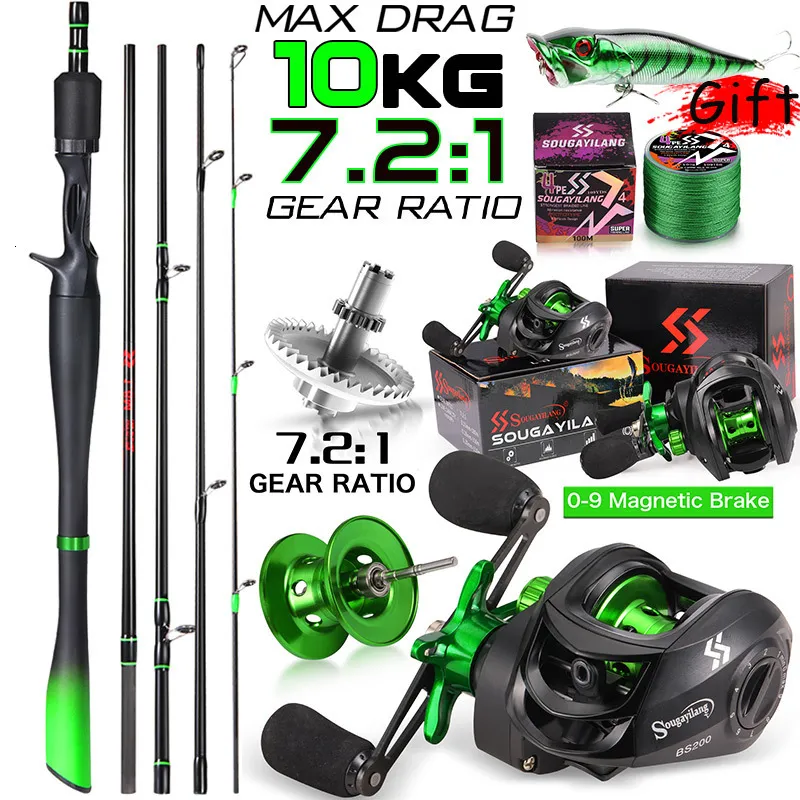 DHgate.com:Sougayilang 2024 Fishing Rod and Reel Combos, Ultralight ...