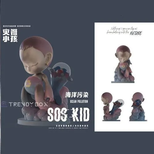 Original SOS KID Disaster Child Series Blind Box Hirono Toy Mystery ...