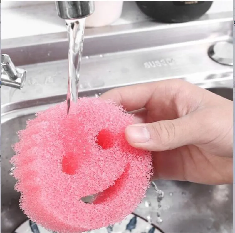 Smiling Face Magic Cleaning Wipe - Kitchen Cleaning Tools Dish Washing ...