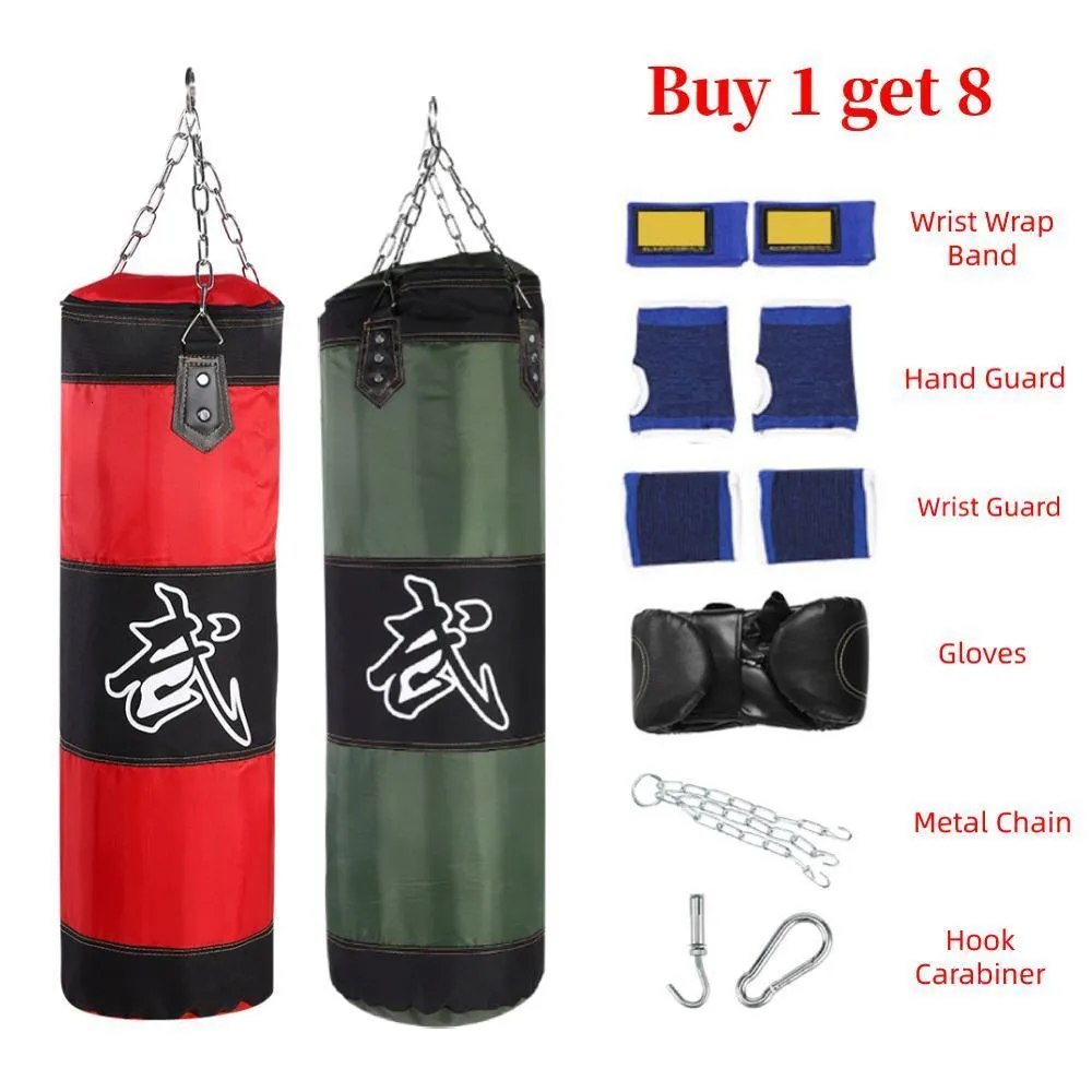 Boxing Sandbag 24in 31.5in 39.4in 47.2in Empty Hanging Kickboxing ...