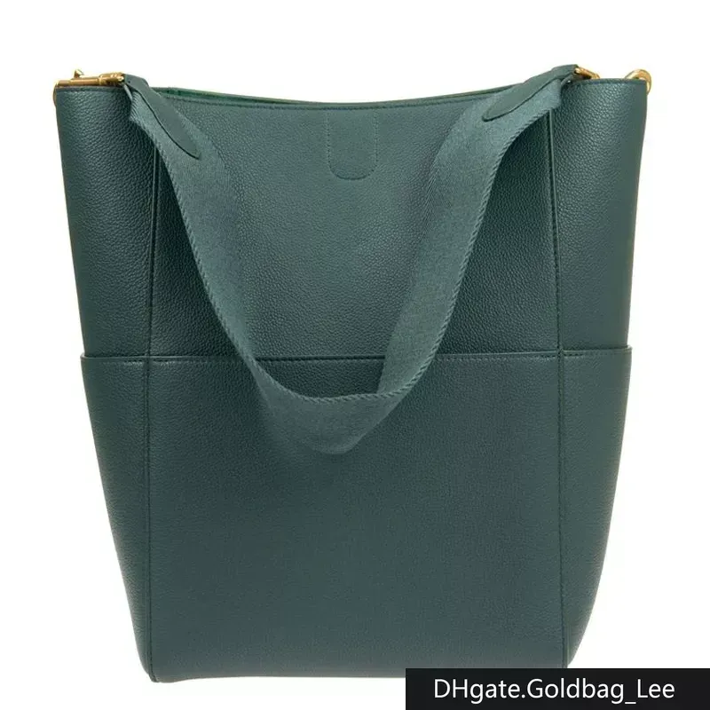 DHgate.com:Genuine Leather Crossbody Bag - Classic Mini Bucket Handbag ...