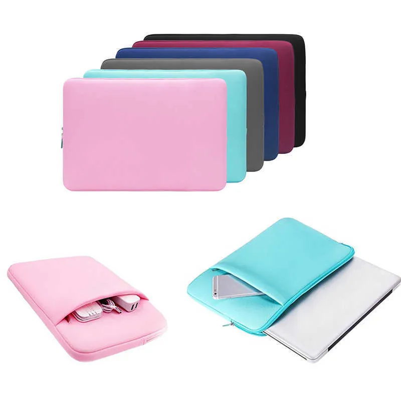 Soft Laptop Sleeve Case: 11-15.6 Inch Notebook Bag for MacBook Pro/Air ...