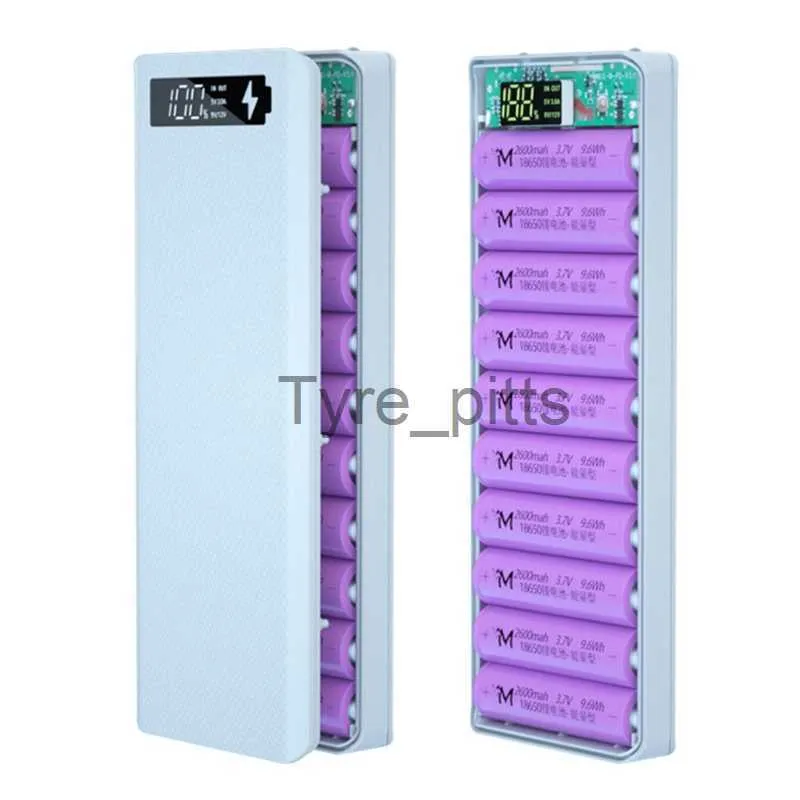 DHgate.com:Detachable QC3.0 10x18650 DIY Power Bank Case LCD Shell Box ...