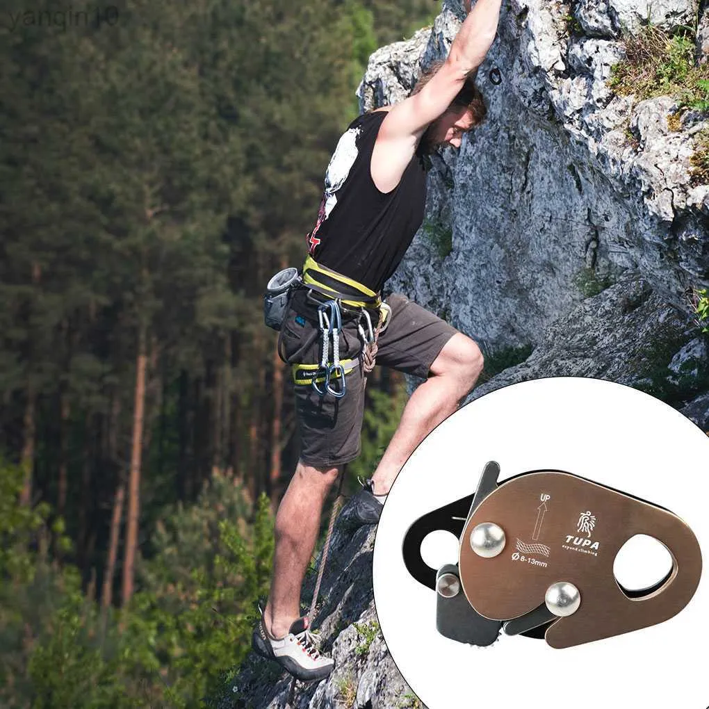 Premium Climbing Rope Grab - Rock Climbing Safety Lock, Fall Protection ...