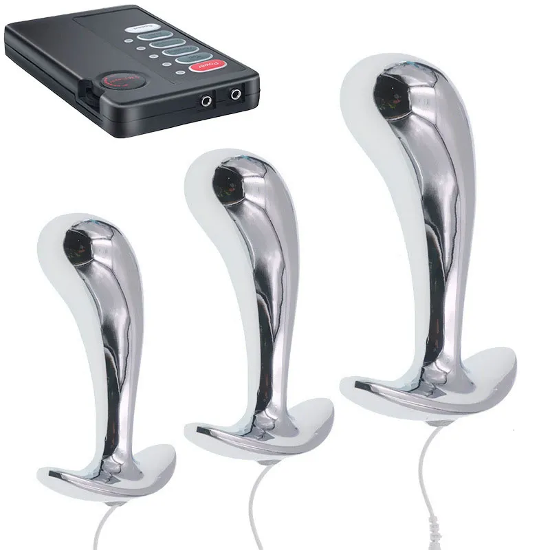 Metal Butt Plug for Men, Urethral Dilator Prostate Stimulator, Electro Shock Male Sex Therapy ...