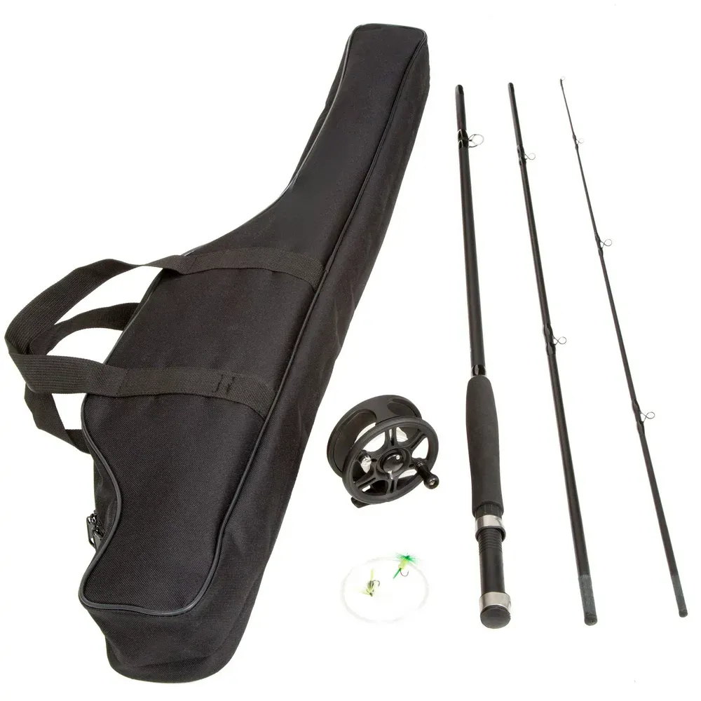 Complete Fishing Rod and Reel Combo Set - Baitcaster & Tenkara Options ...