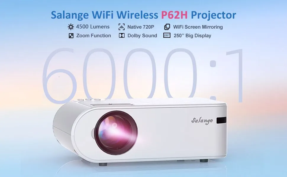 DHgate.com:Projectors Salange P62 Mini Projector Android 4500 Lumens ...