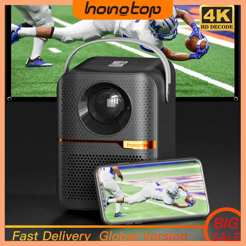 HONGTOP P10 Global Version Smart TV WIFI Home Beamer Mi Projector 2 ...