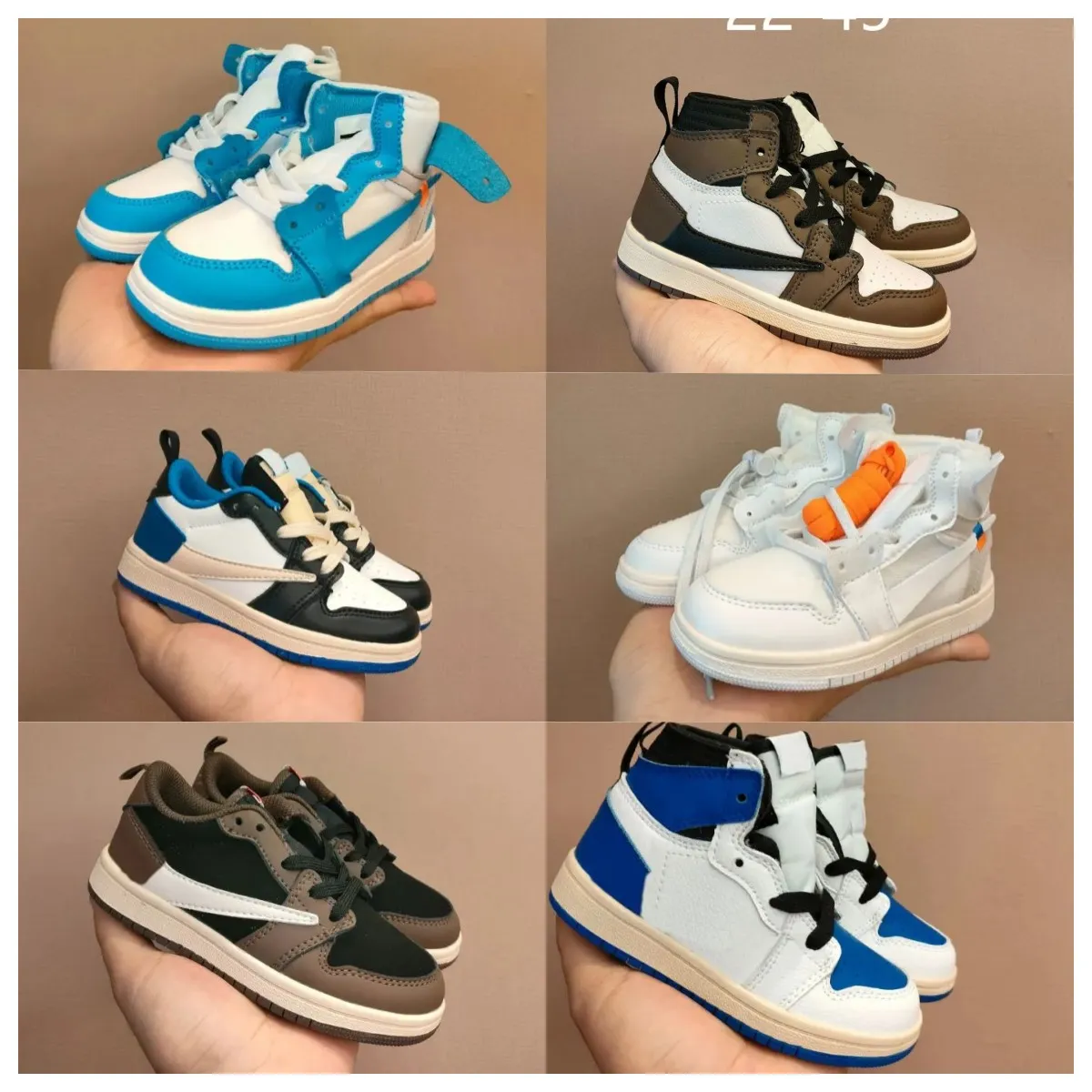High Top OG Kids Boys Basketball Shoes: Nfants Reverse Mocha T SC0TT ...