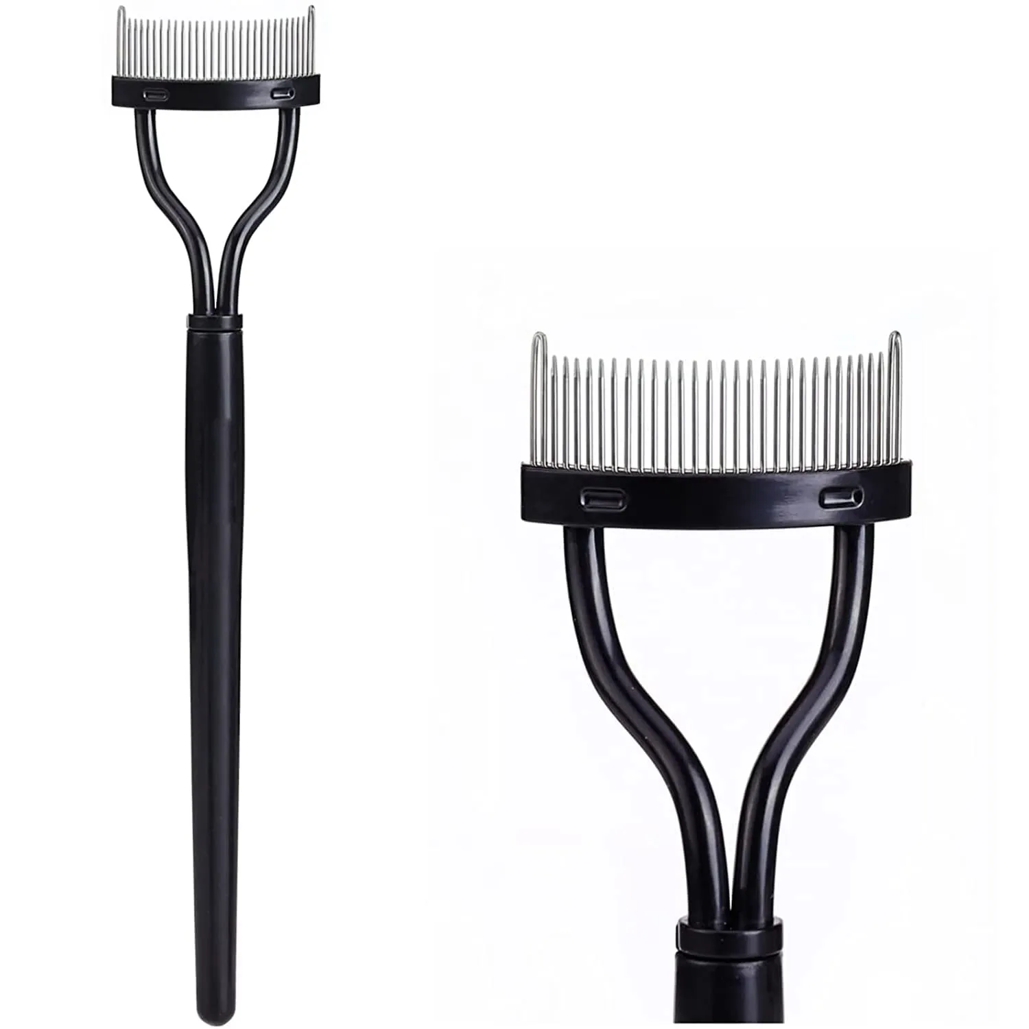 Arc Designed Eyelash Separator Comb And Mascara Brush With Cover Women ...