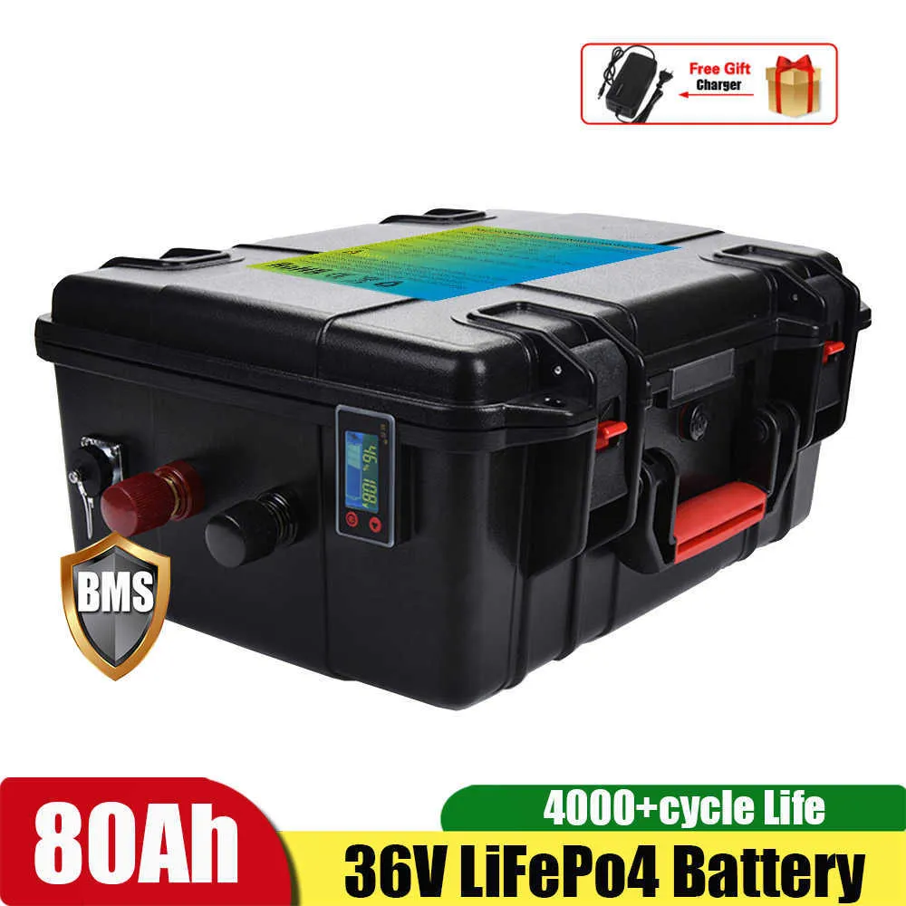 DHgate.com:Waterproof Lifepo4 Battery 36V 80Ah 60Ah With BMS for 80lbs ...