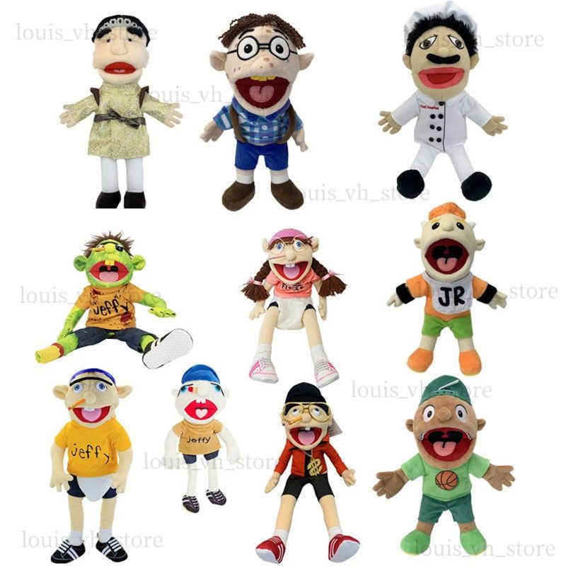 60cm Jeffy Puppet Doll Jeffy Hand Puppet SML Jeffy Puppet Familia Real ...