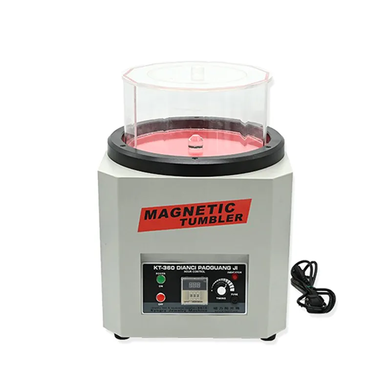 KT 360 Magnetic Polisher Electric Jewelry Polishing Machine For Gold