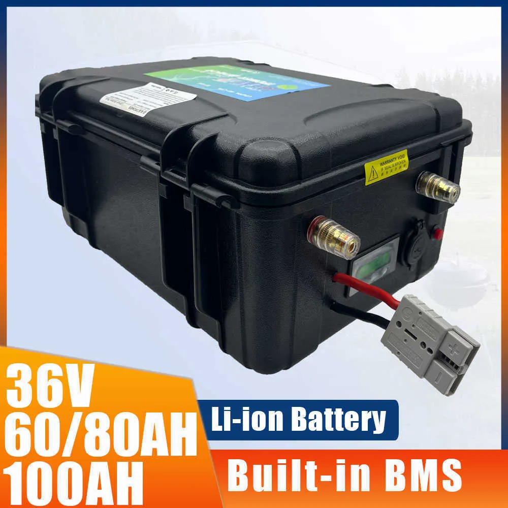36V 60AH 80AH 100AH Li Ion 3600W Lithium Polymer Battery For Electronic Walkers Home Solar ...