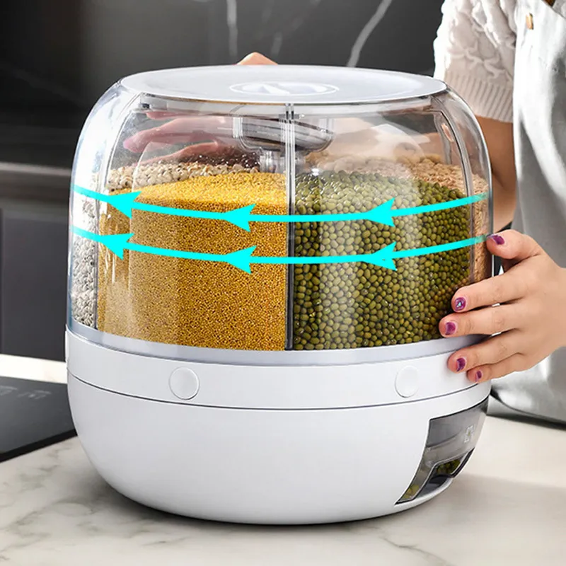 DHgate.com:Airtight 360° Rotating Food Storage Containers with Lids for ...