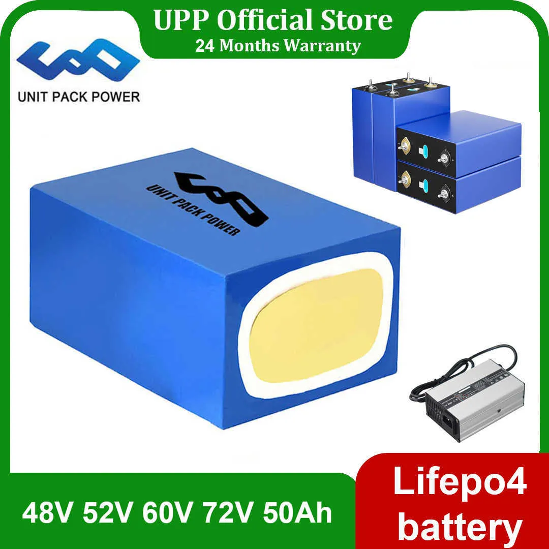 48V/52V/60V/72V 50Ah LiFePO4 Battery: Waterproof Power for E-Scooter ...