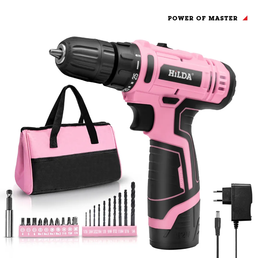 Wholesale Cordless Electric Drill 12v Mini Power Driver Wireless