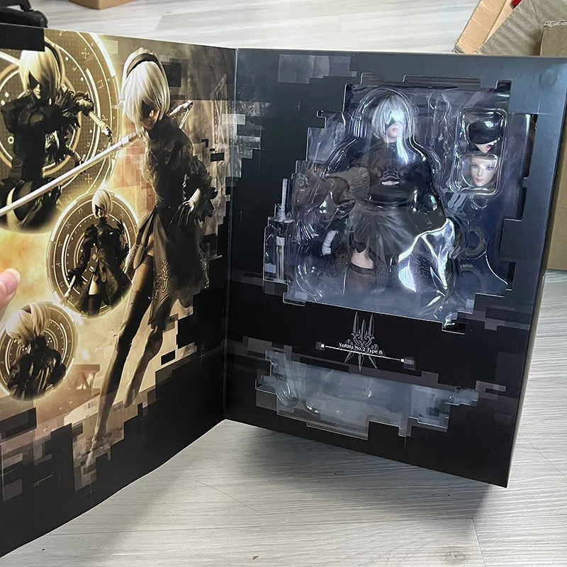 Play Arts Kai NieR Automata 2 Type B Movable PVC Action Figure Deluxe ...